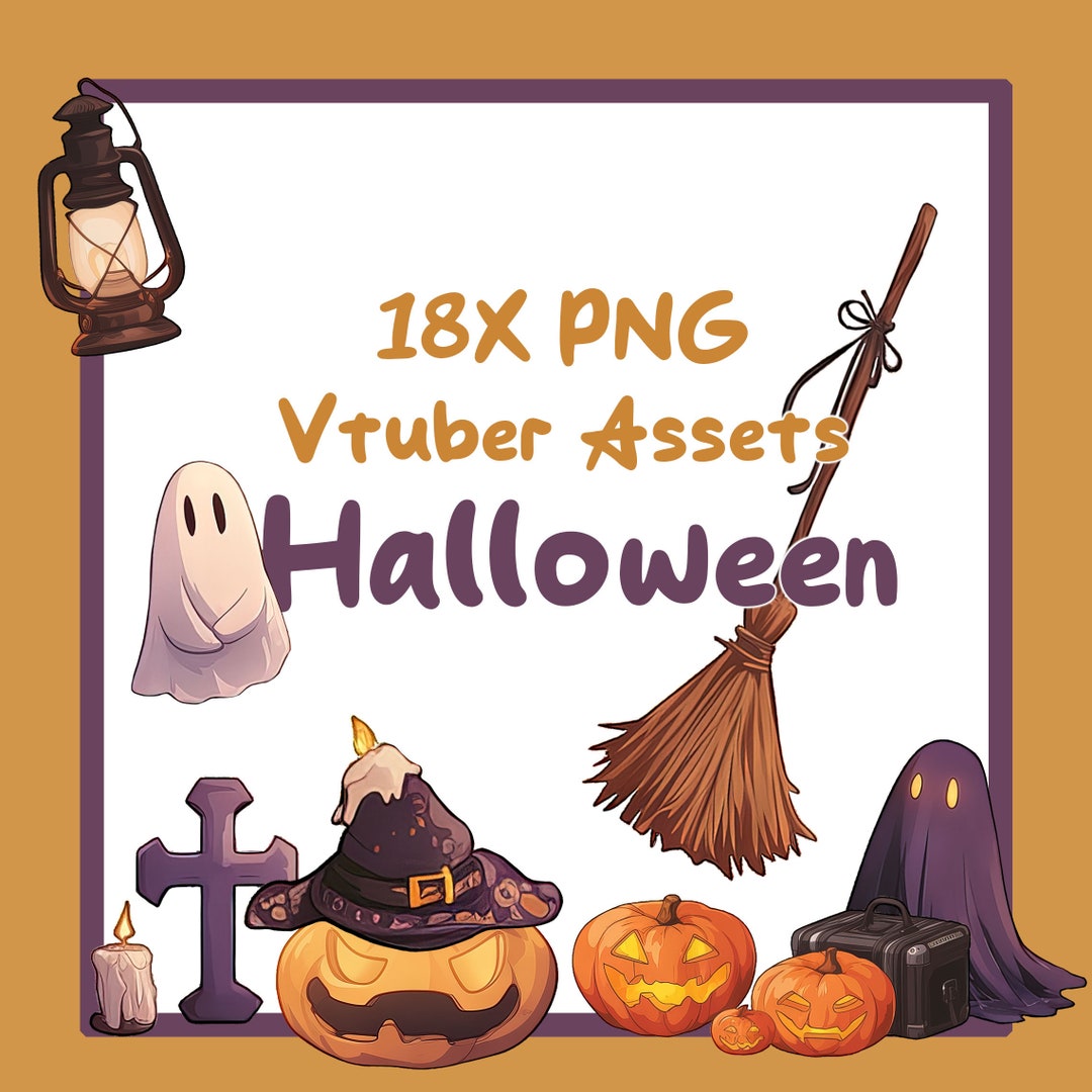 Halloween Vtubers , Vtube Streaming Assets , Vtubing Goth Streamer ...