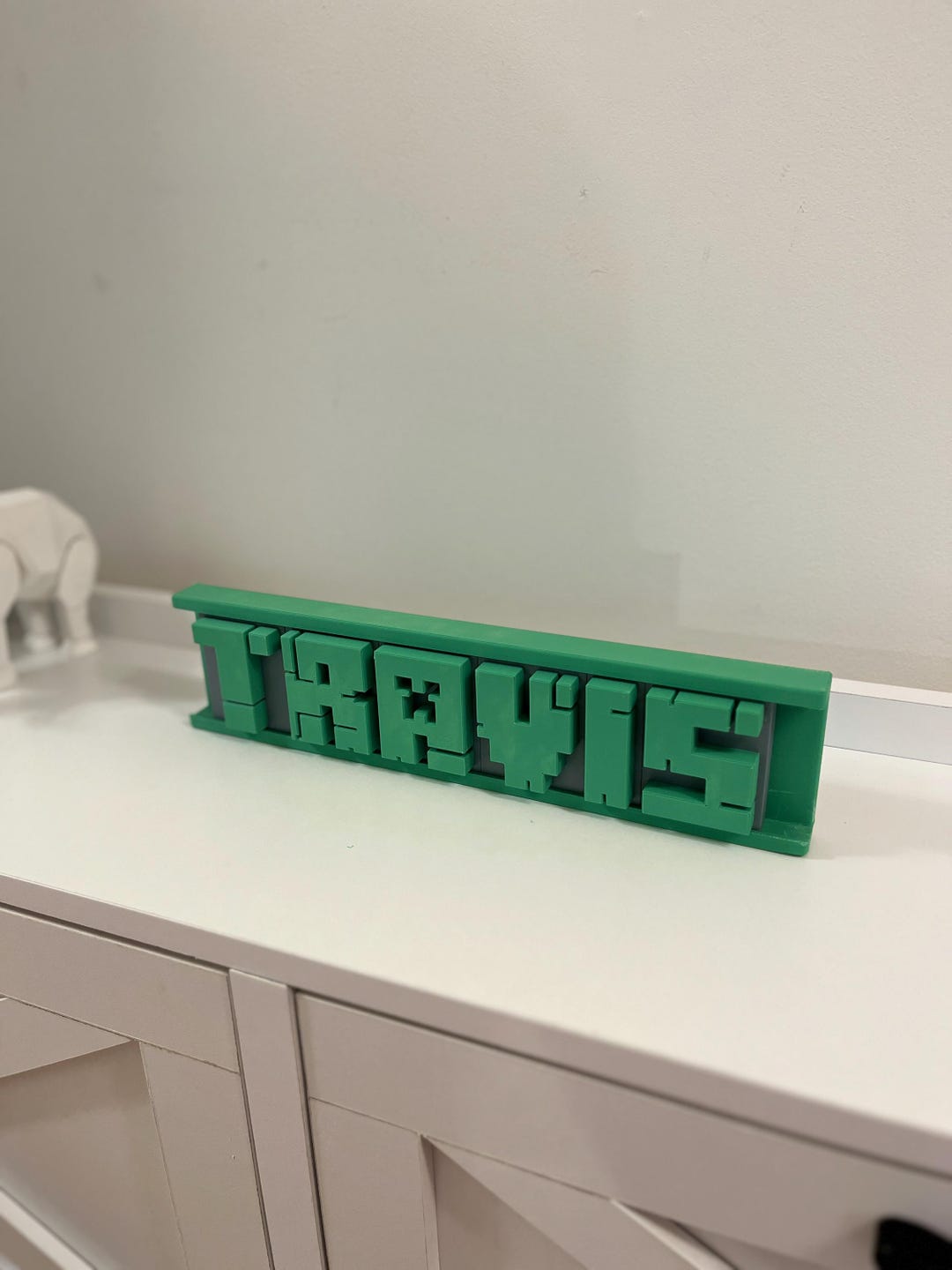 Minecraft Name Sign Custom Designs, Many Sizes, Many Colors - Etsy