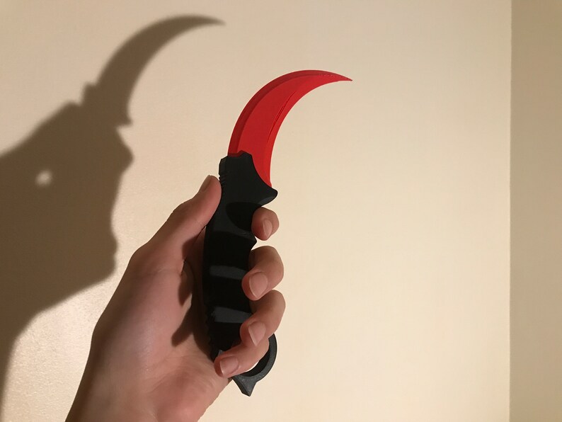 Karambit Training Knife Fidget 3D Printed Toy Prop Colors/variations ...