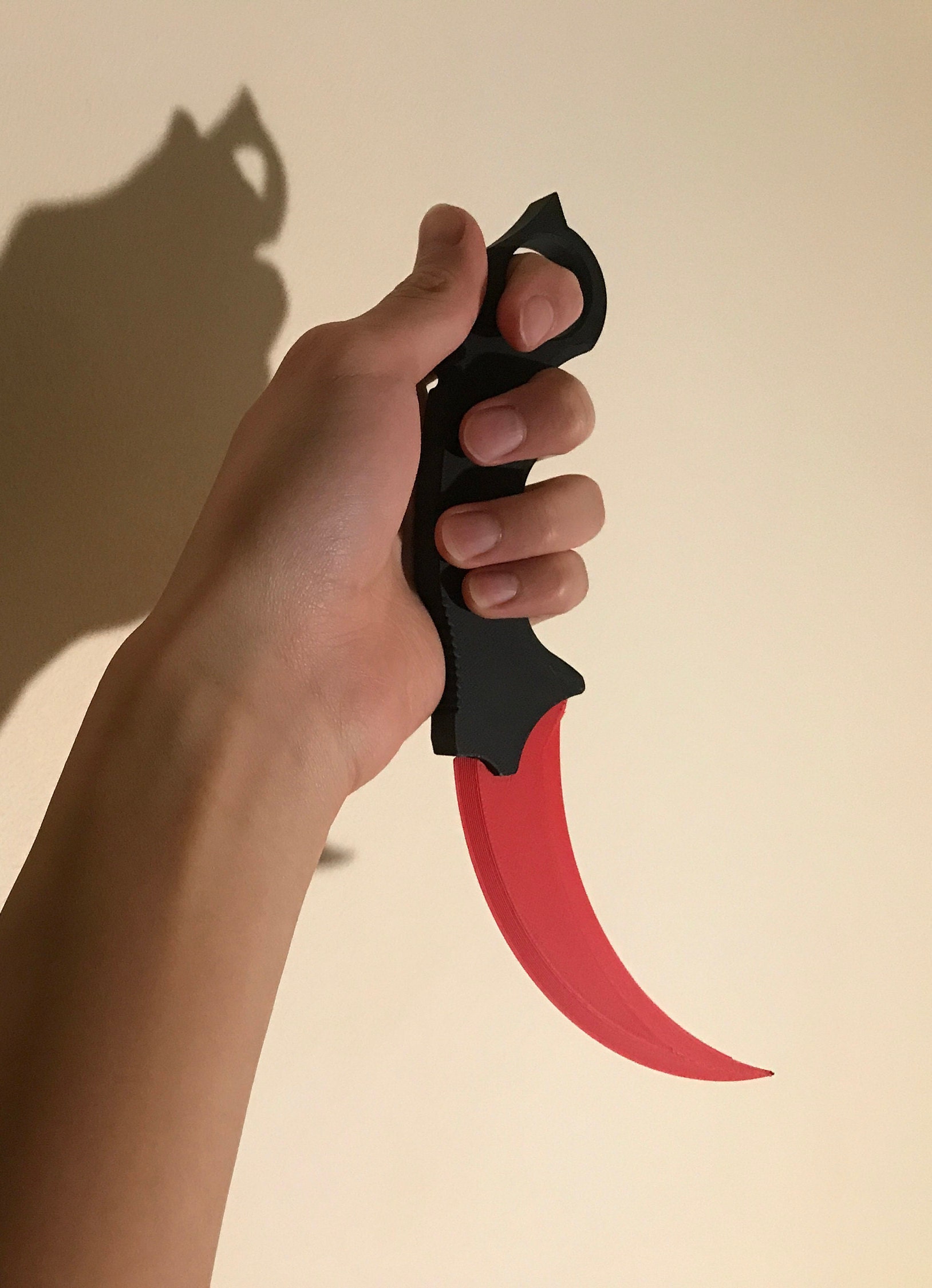 Karambit Training Knife Fidget 3D Printed Toy Prop Colors/variations ...
