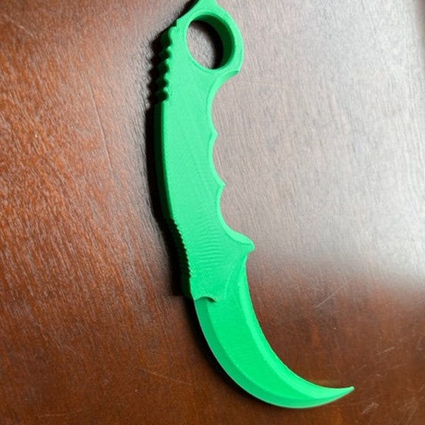 3d Printed Fidget Karambit - Etsy