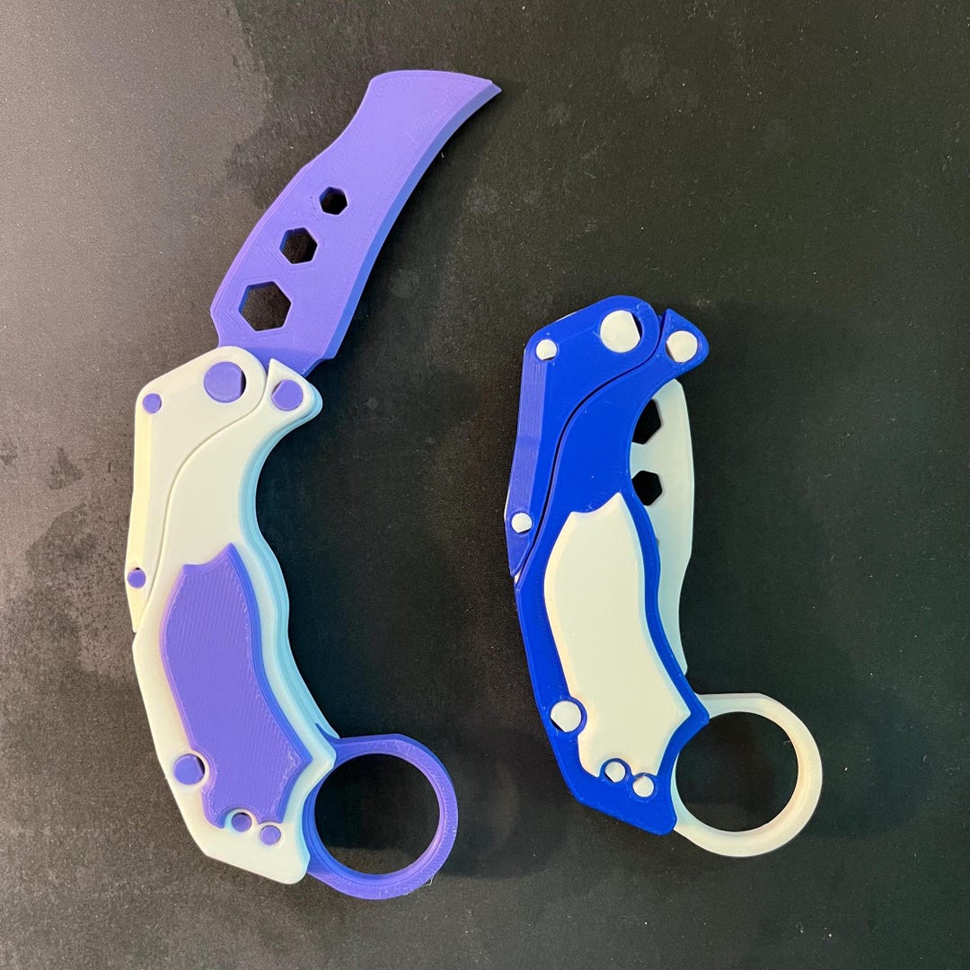 Gravity Karambit Foldable Gravity Fidget Trainer 3D Printed - Etsy