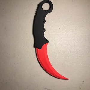 Karambit Training Knife Fidget 3D Printed Toy Prop Colors/variations ...