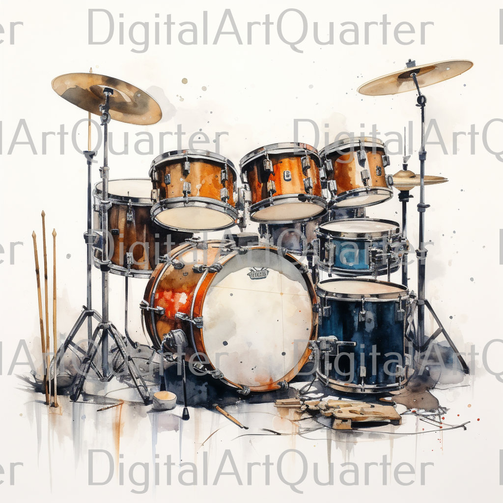 Drums Drawing