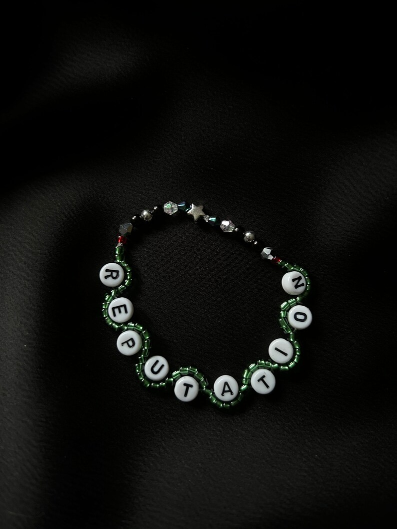 Handmade Taylor Swift Reputation Bracelet / Eras Tour - Etsy UK