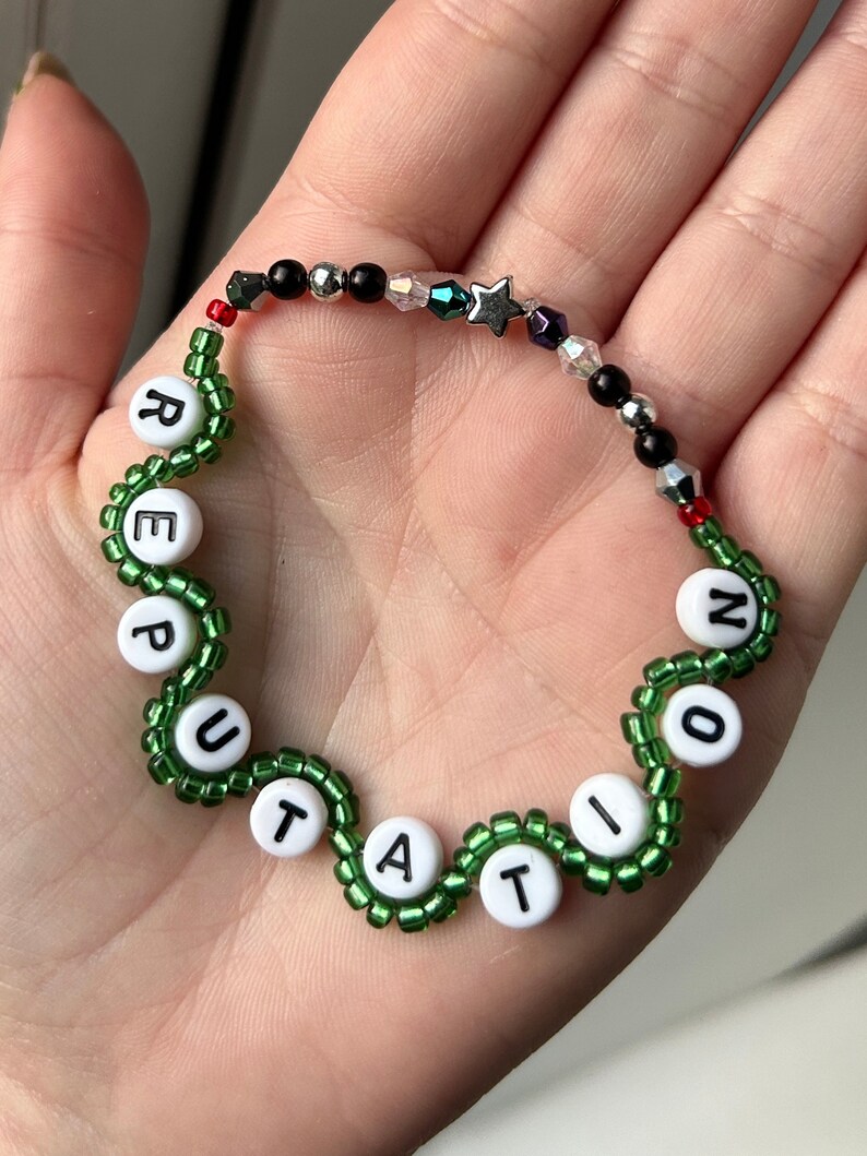 Handmade Taylor Swift Reputation Bracelet / Eras Tour Friendship ...
