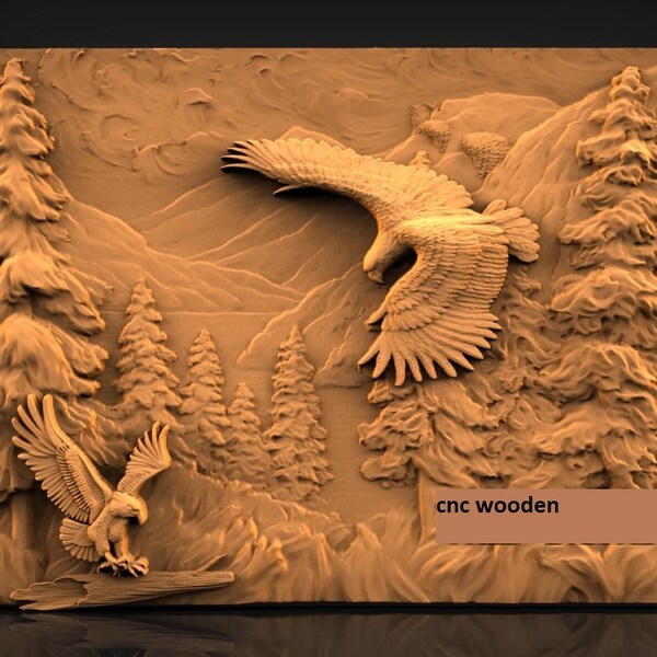 Eagle Wood Carving - Etsy