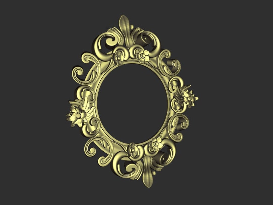 3d Frame Relief Model 3d Stl Drawing Files for Cnc - Etsy