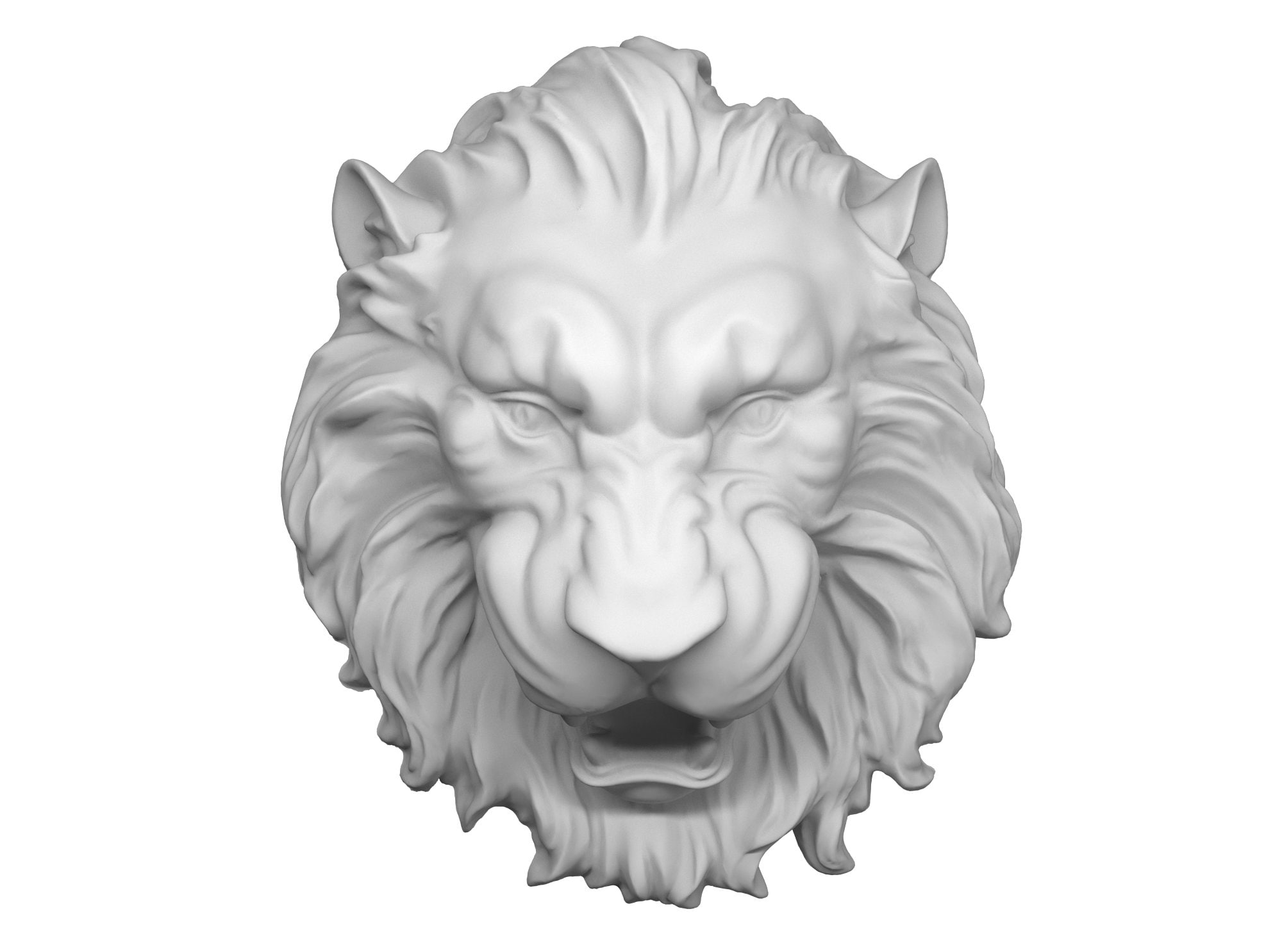 3d Stl Lion Model-stl for Printning-stl Drawing Files for Cnc Machine ...