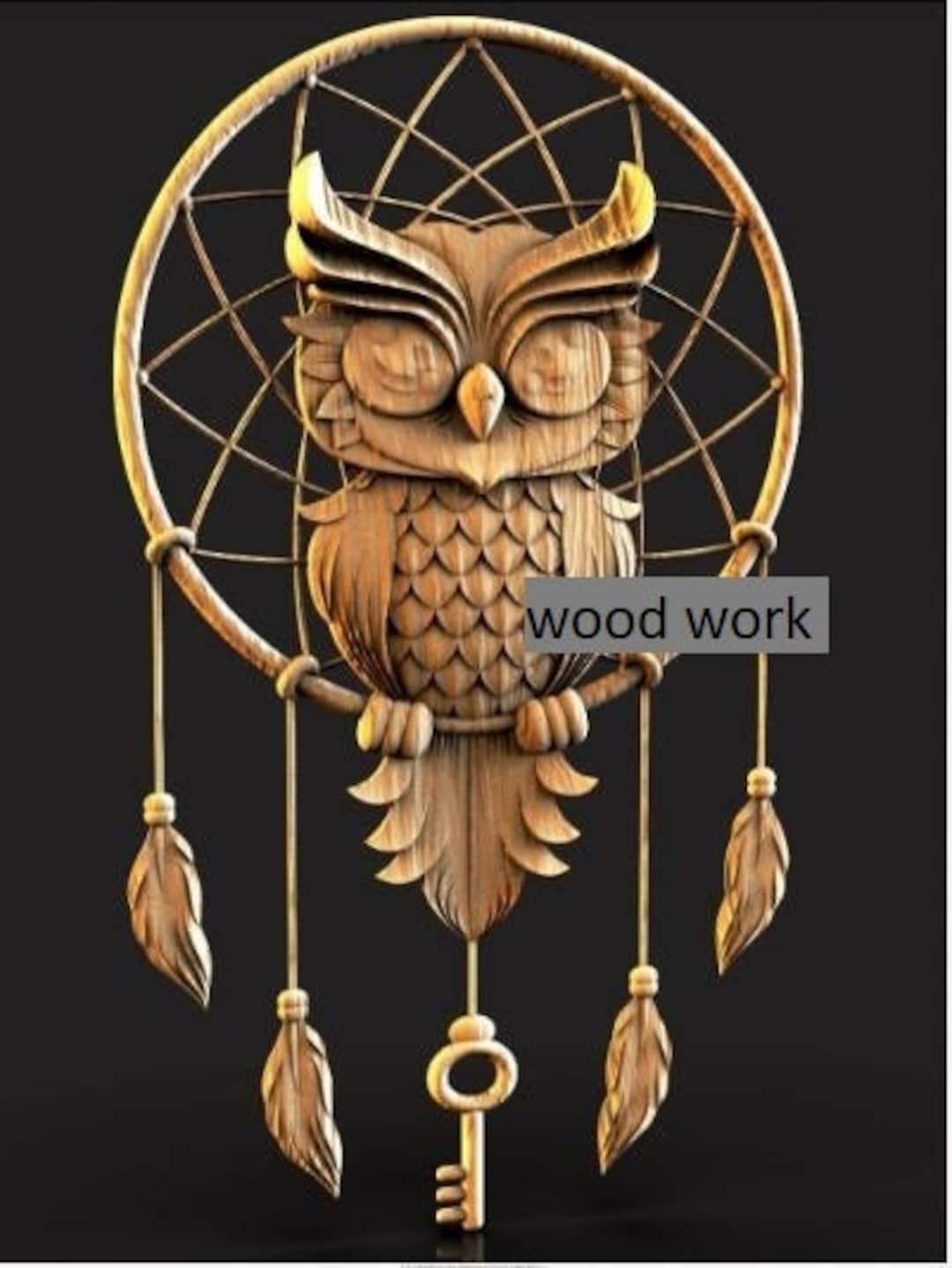 3d Cutting Machine Stl Files-3d Owl Model-stl for Printing-3d Printer ...