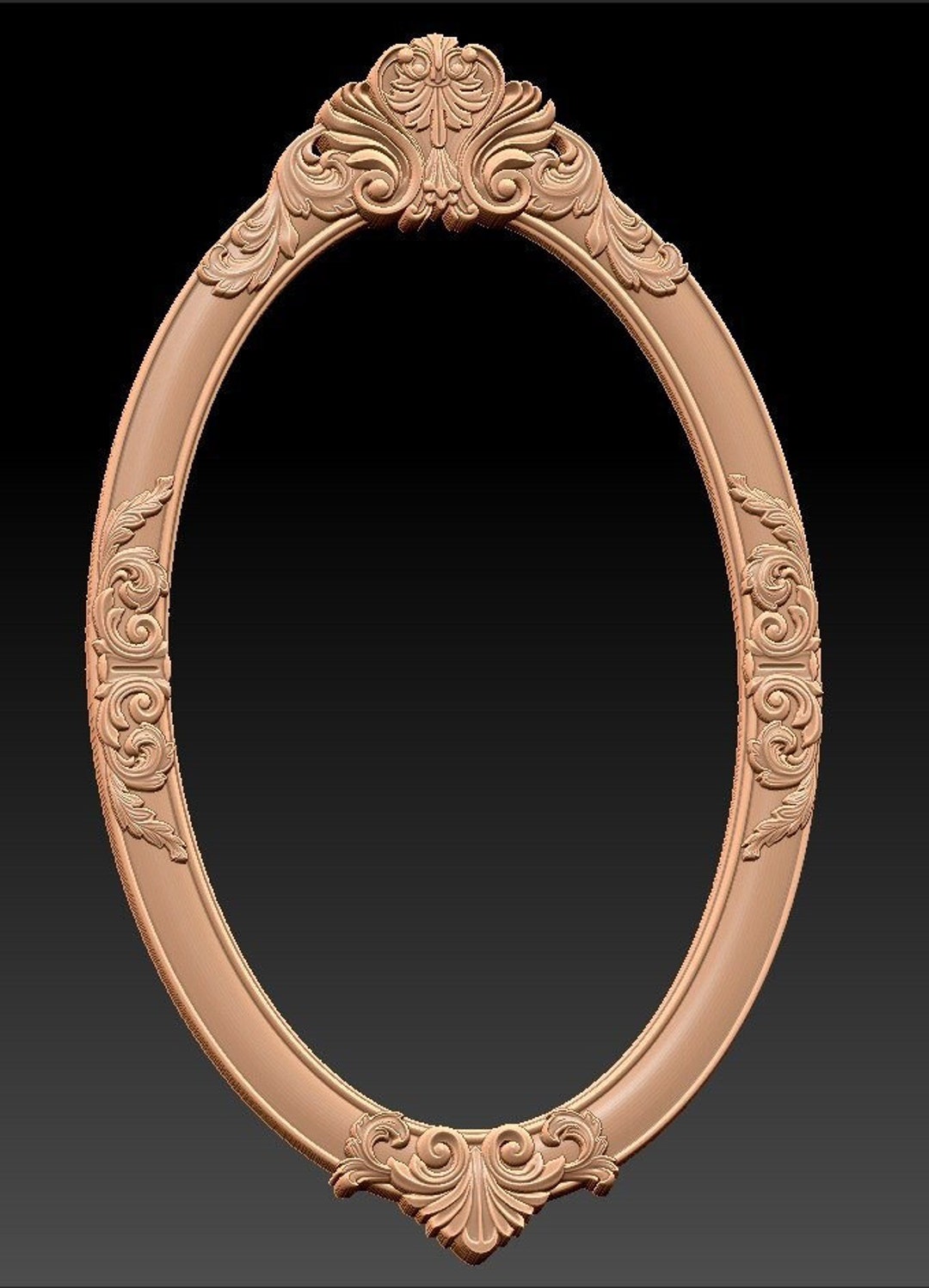 3d Frame Relief Model 3d Stl Drawing Files for Cnc - Etsy