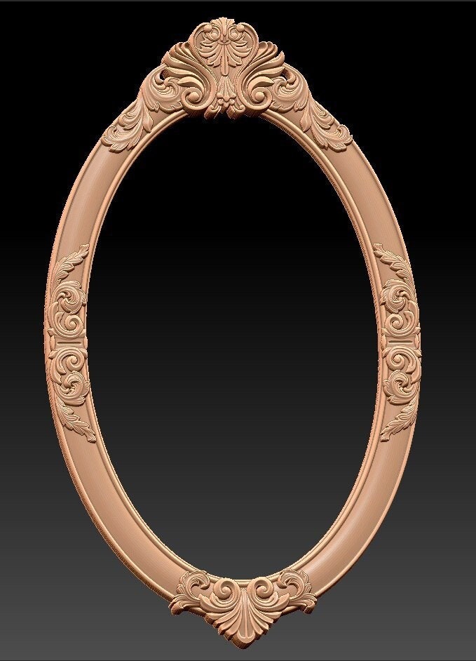 3d Frame Relief Model 3d Stl Drawing Files for Cnc - Etsy