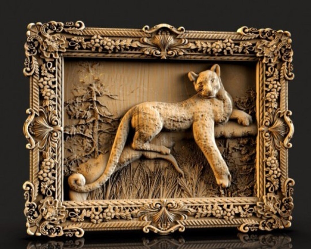 Modelo de relieve de animales del bosque 3d Archivos de - Etsy México