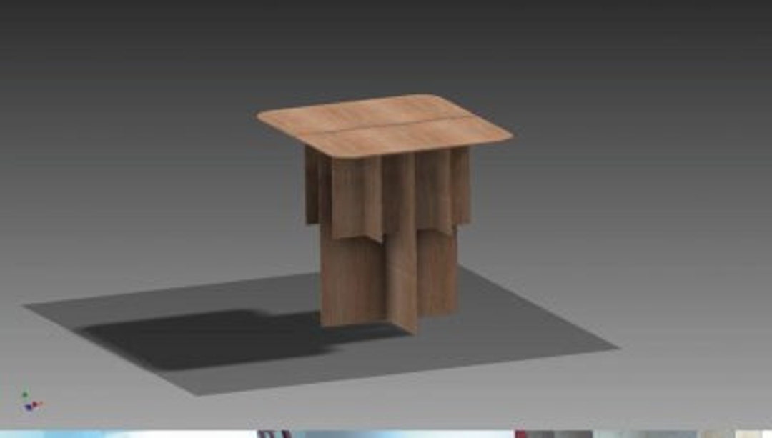 Wooden Dxf Dinner Table Model-cdr and Dxf Cutting Files for Cnc-laser ...