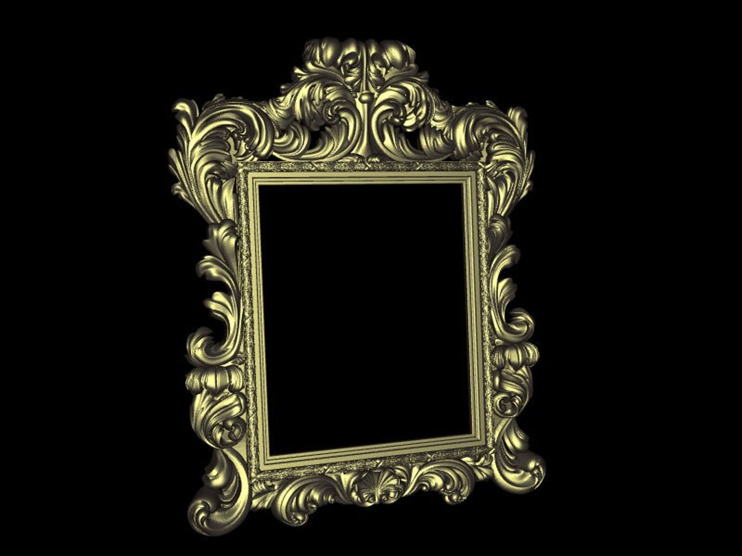 3d Frame Relief Model 3d Stl Drawing Files for Cnc - Etsy