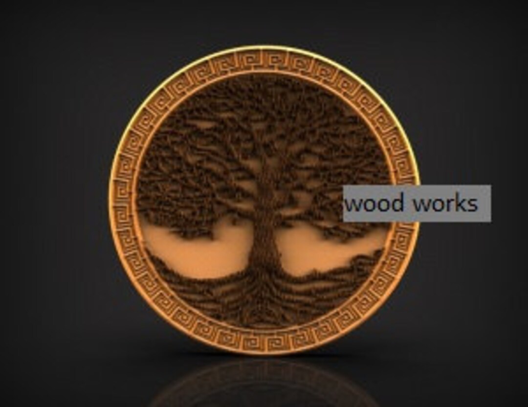 Buy 3d Tree Relief Model-3d Stl Drawing Files for Cnc Machine and 3d ...