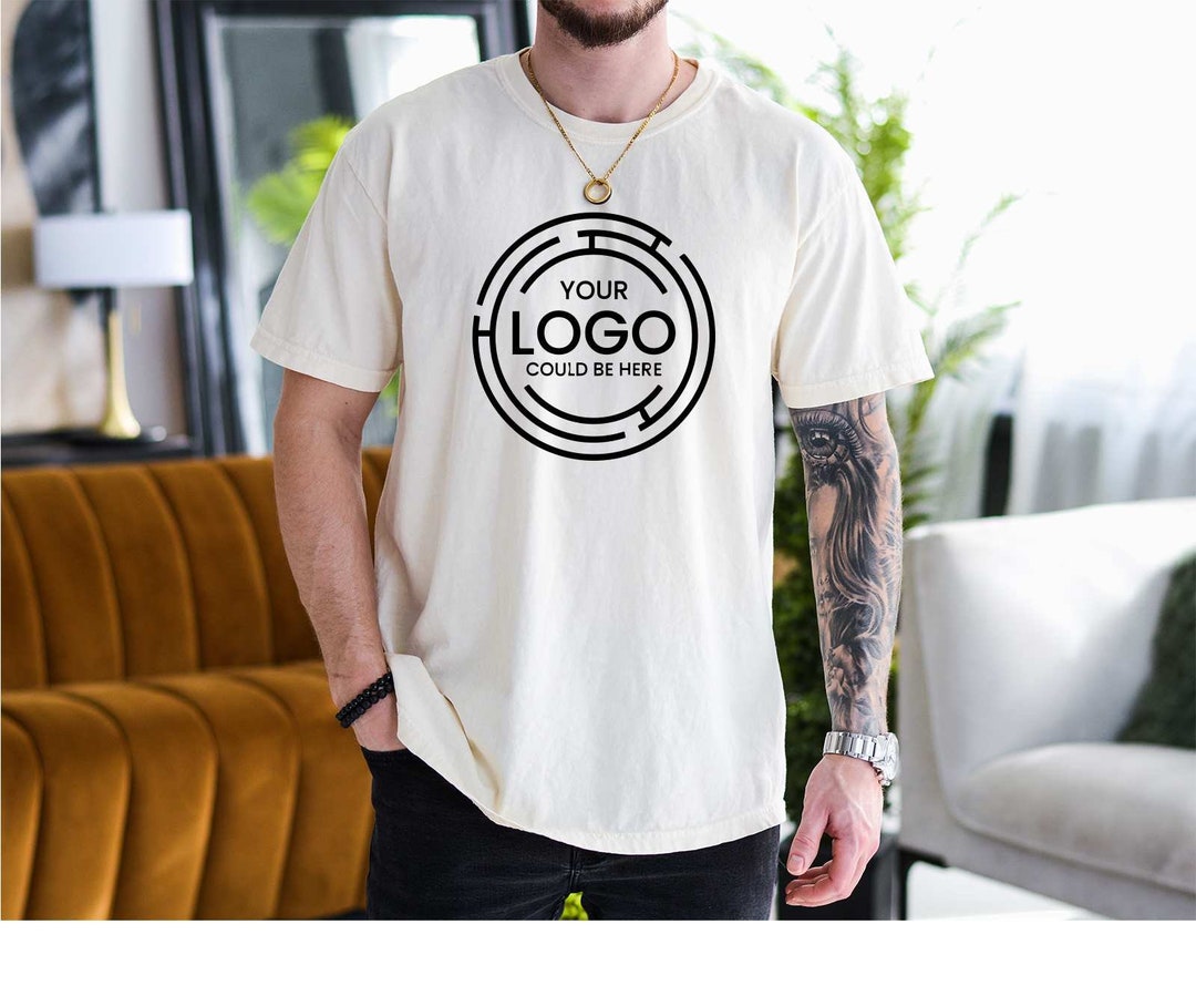 Your Logo Custom Comfort Colors Tshirt, Custom Logo Shirt, Your Design ...