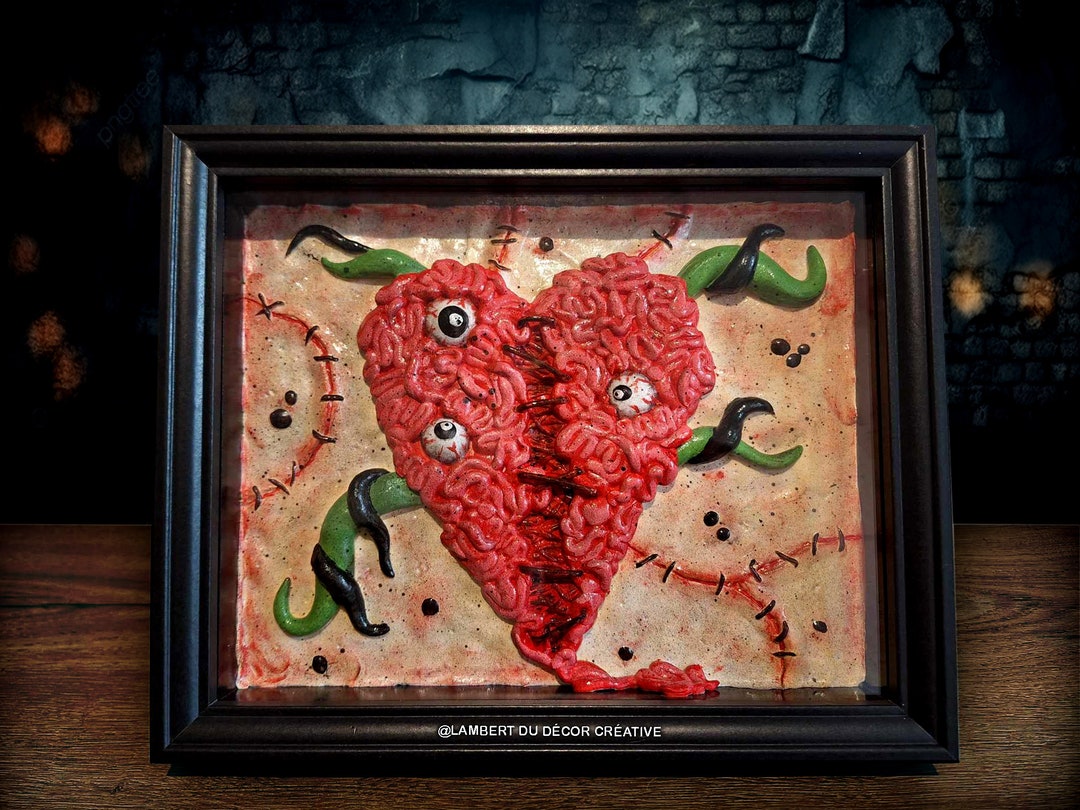 HEART FRAME Fantasy Horror Props Halloween Heart Frame - Etsy