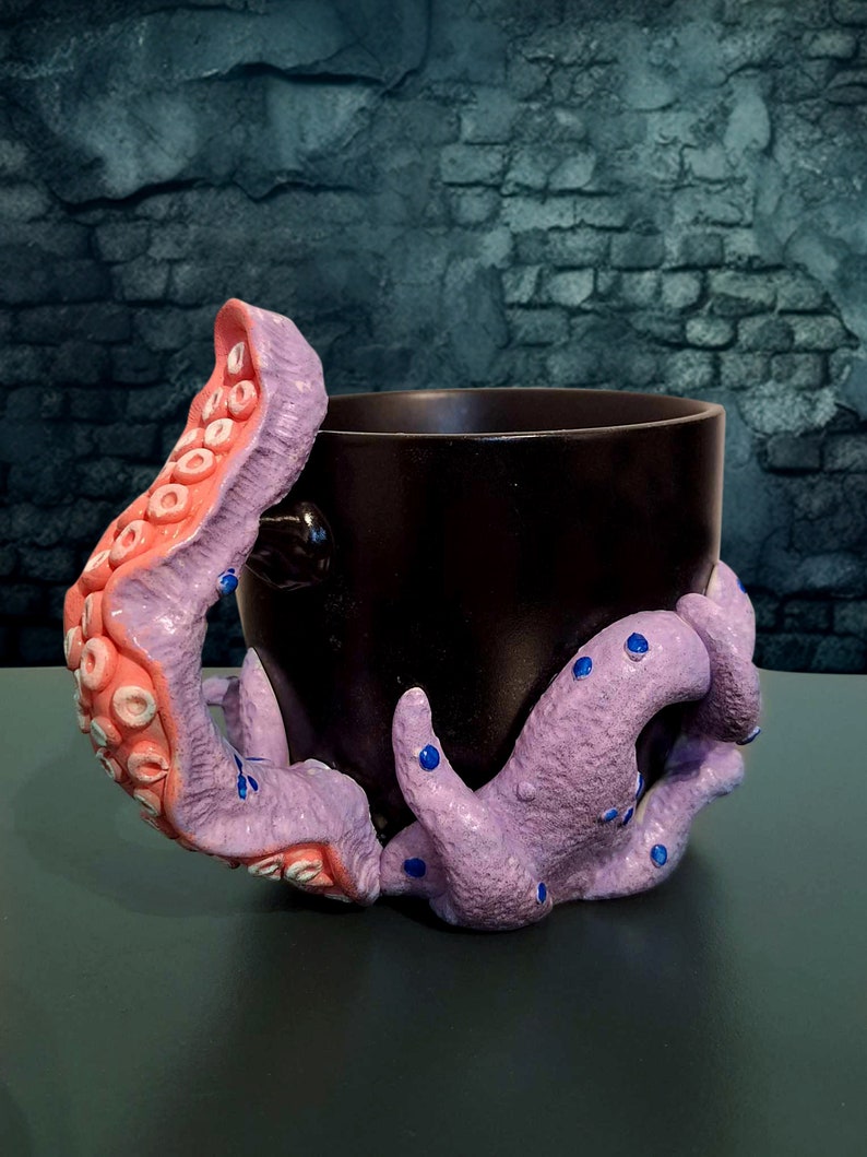 CREATURE Coffee Cup the Octopus Thing Creepy Props - Etsy
