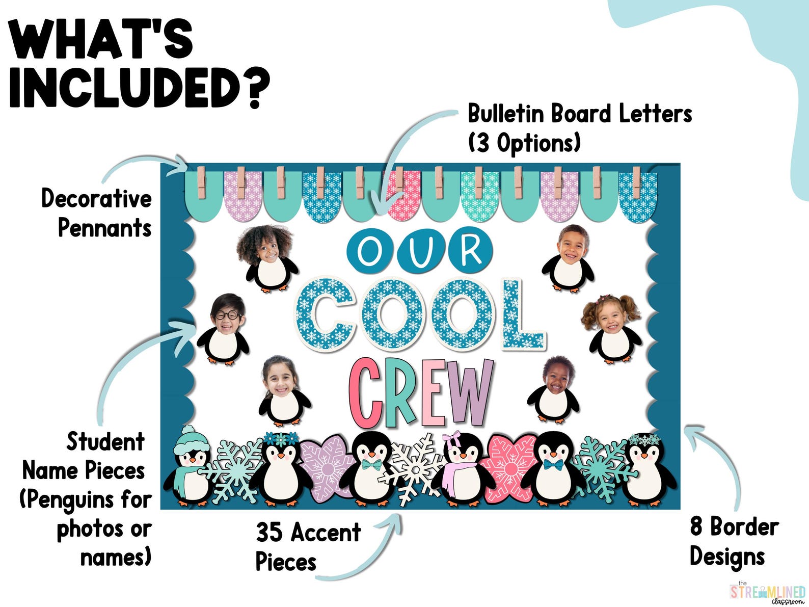 Winter Bulletin Board Kit or Classroom Door Decoration Idea ...