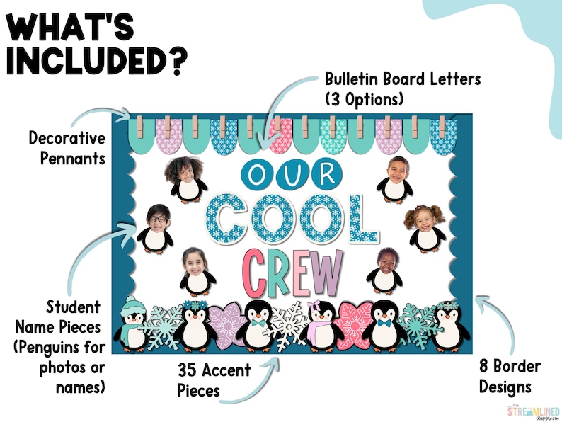 Winter Bulletin Board Kit or Classroom Door Decoration Idea ...
