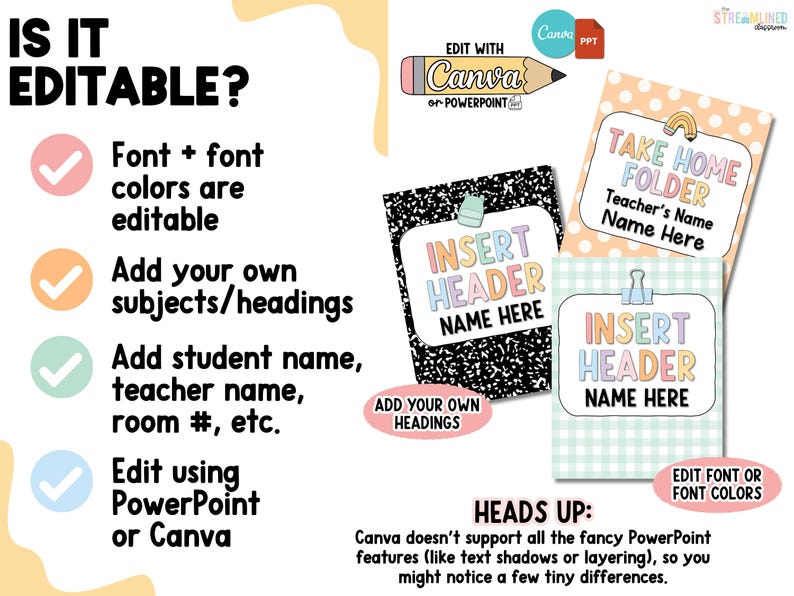Folder Covers for Student Take Home Folders, Homework, Notebooks ...