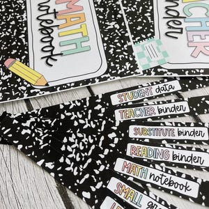 Binder Covers and Spines - Editable Binder Covers for Teachers or ...