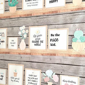 Motivational Quotes Bulletin Board Kit or Classroom Door Decor ...