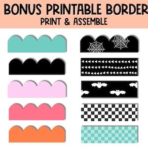 Halloween Bulletin Board Kit - October Classroom Decor - Very Cutesy ...