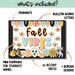 Fall Vibes Bulletin Board - Autumn Door Decor Kit - Editable Pumpkins ...