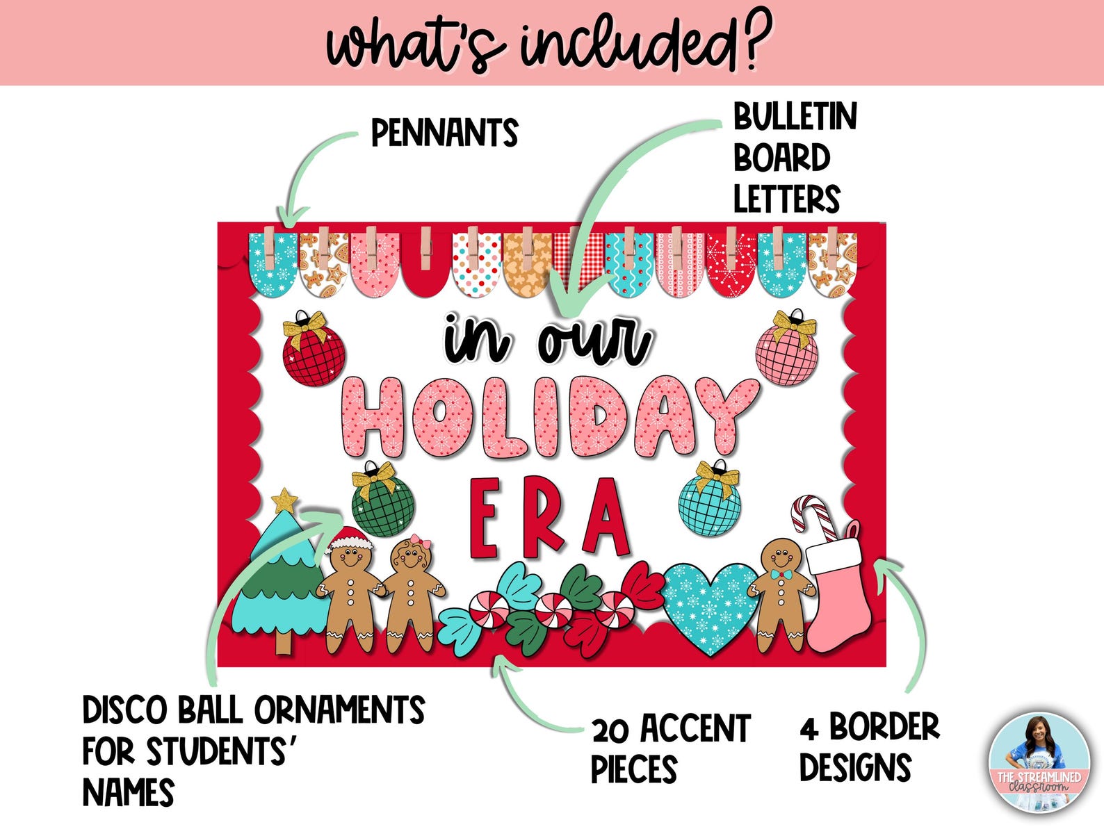 Christmas Bulletin Board Kit or Door Decoration | December Classroom ...