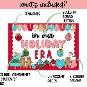 Christmas Bulletin Board Kit or Door Decoration | December Classroom ...