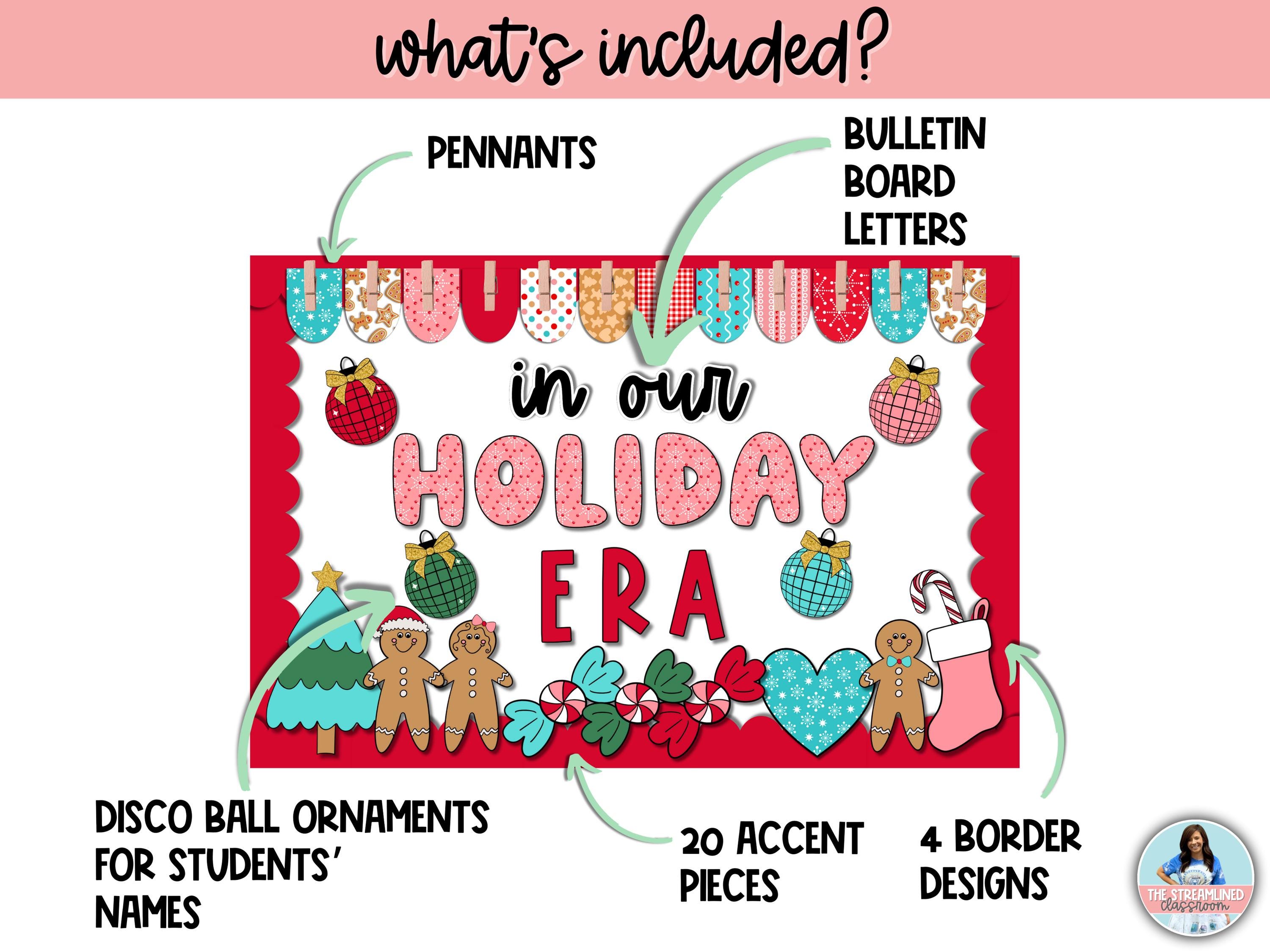 Christmas Bulletin Board Kit or Door Decoration | December Classroom ...