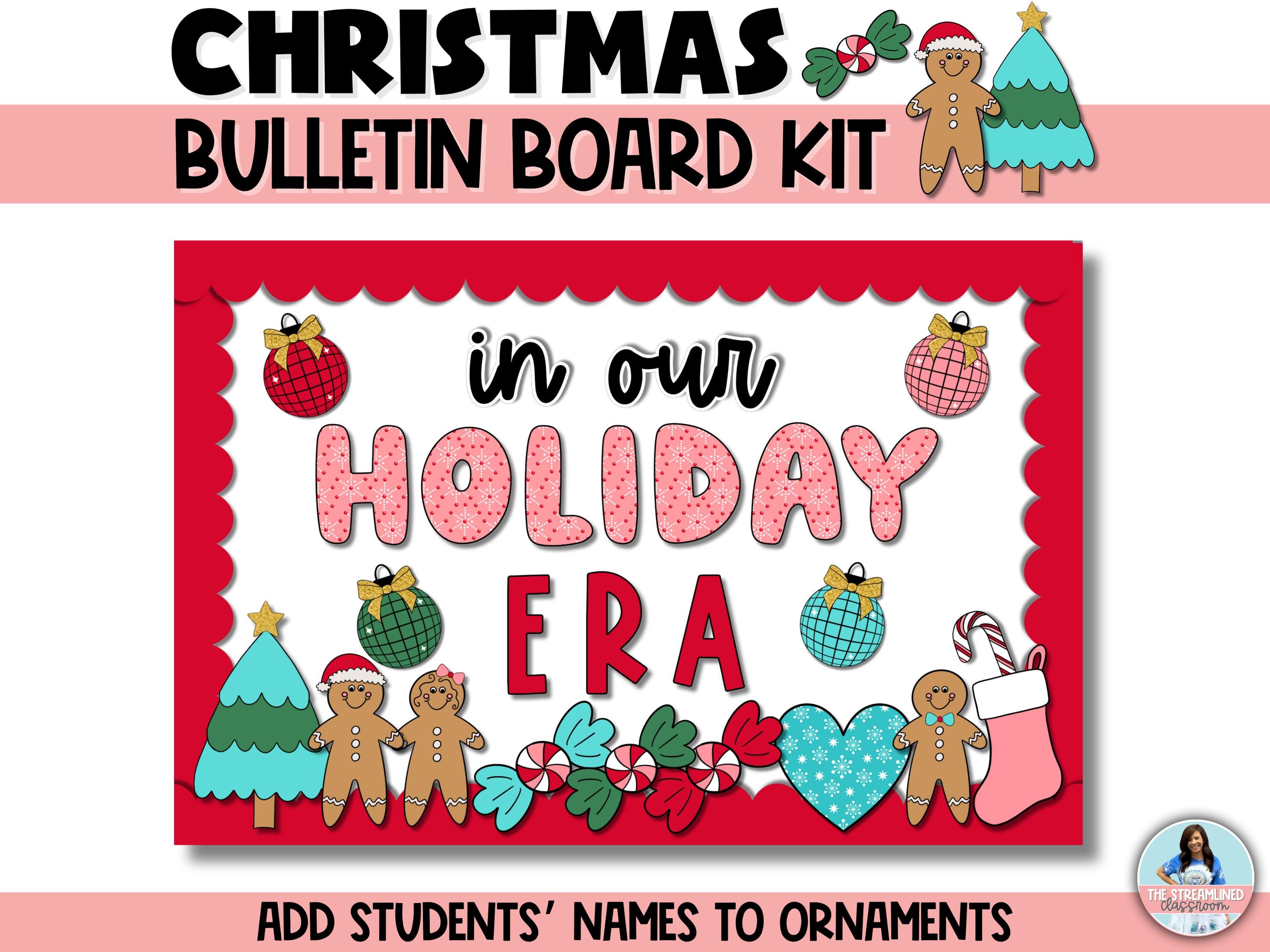 Christmas Bulletin Board Kit or Door Decoration | December Classroom ...