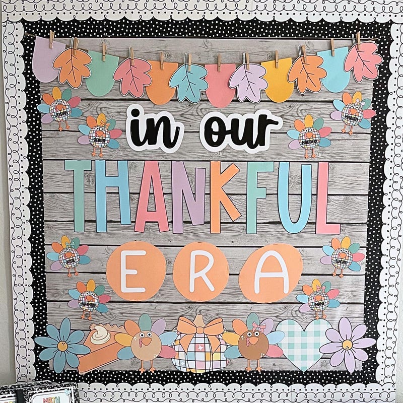 In My Fall Era Bulletin Boards - Etsy