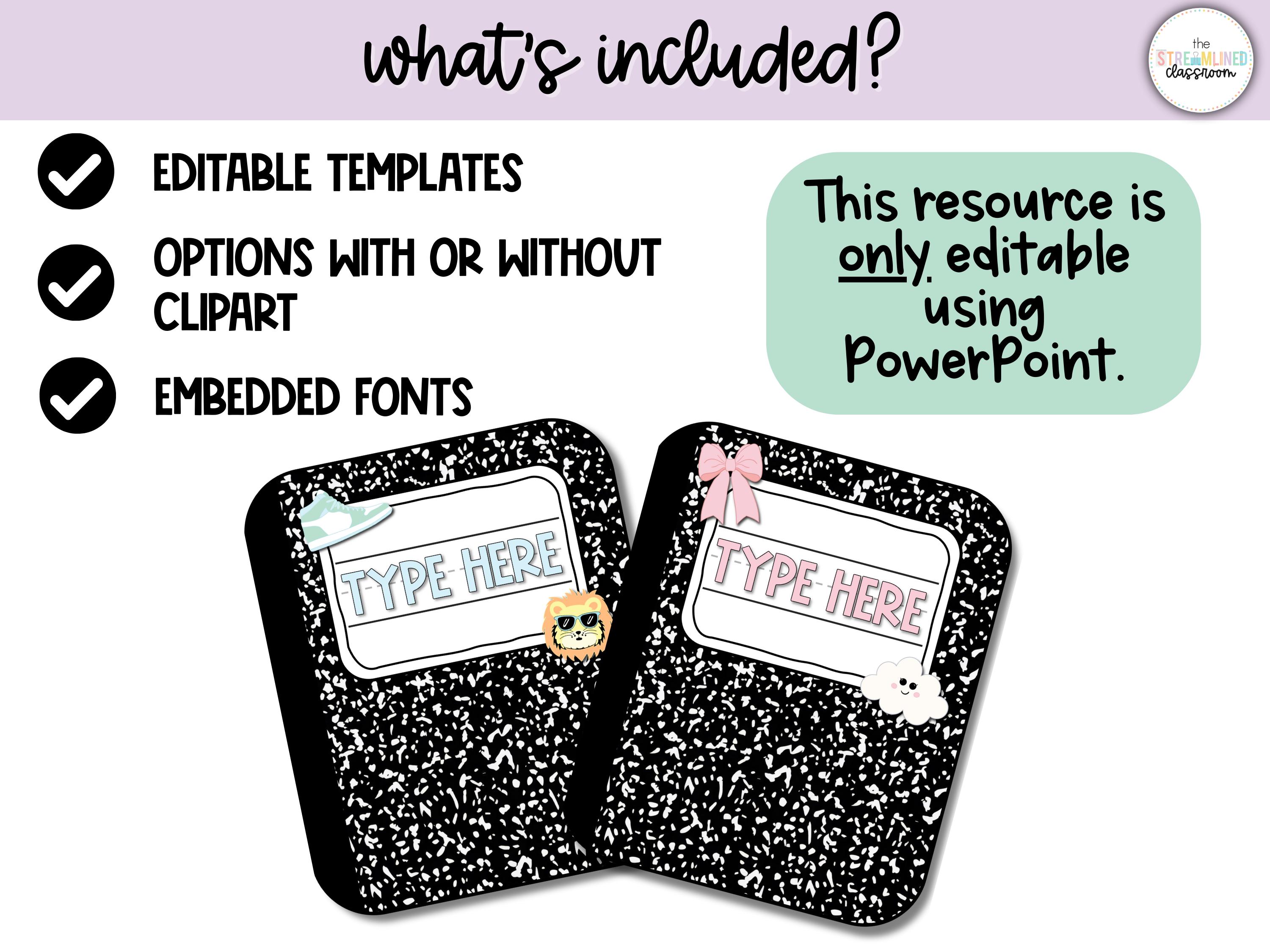 Locker Tags or Cubby Tags - Editable Classroom Name Labels for Students ...