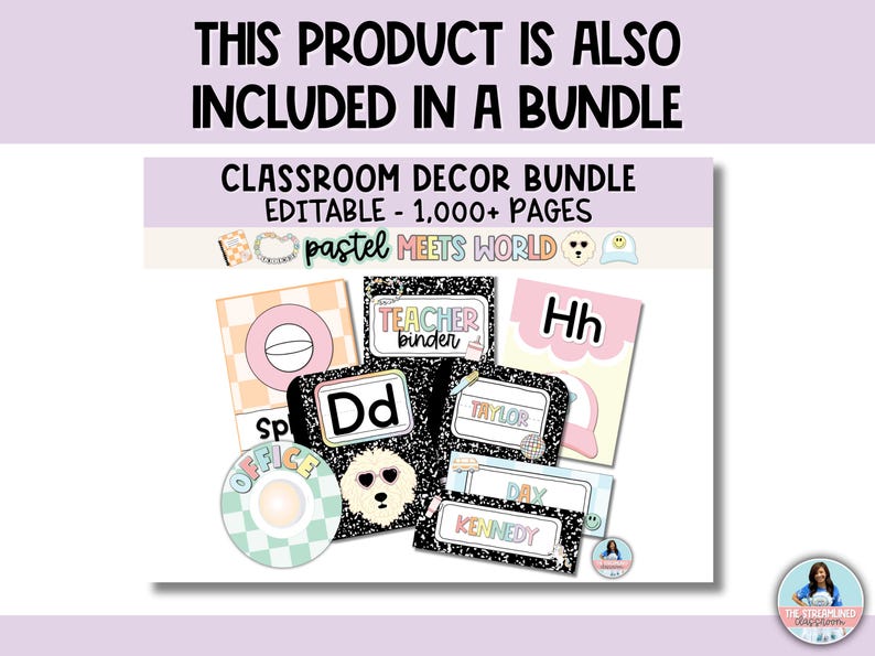 Composition Notebook Themed Number Posters for Classroom - Number ...