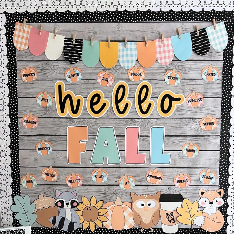 Fall Office Door Decor - Etsy