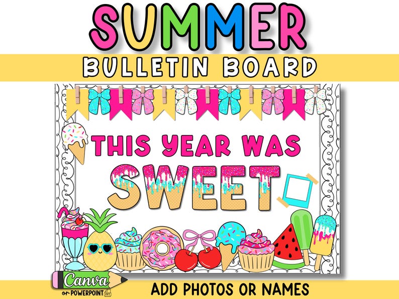 Summer Bulletin Board or Classroom Door Decor Idea for End of the ...
