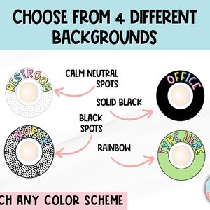 Push Light Classroom Hall Pass System - Editable School Pass Signs ...