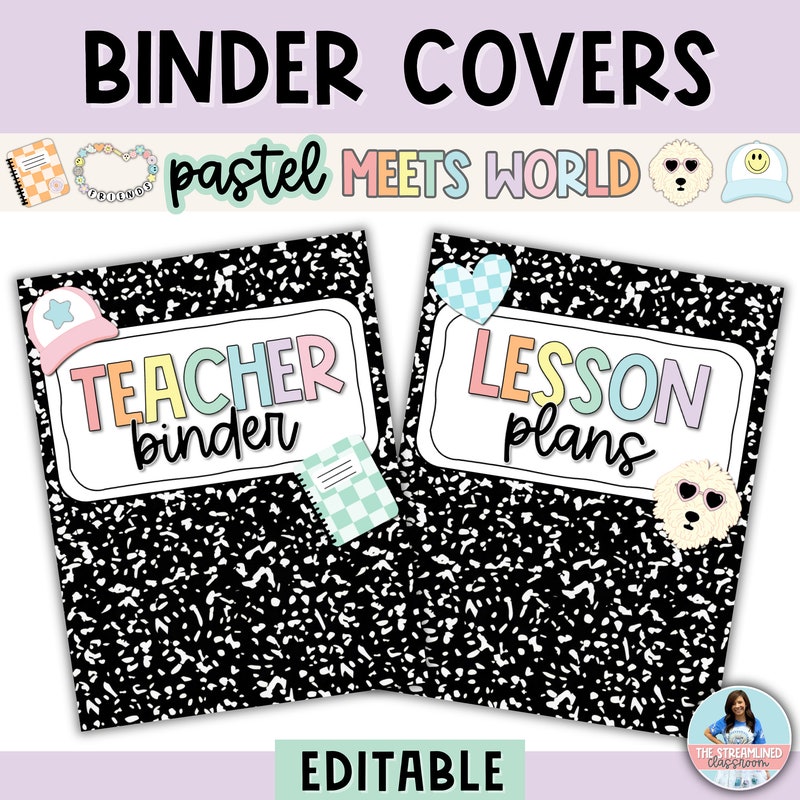 Cute Binders - Etsy