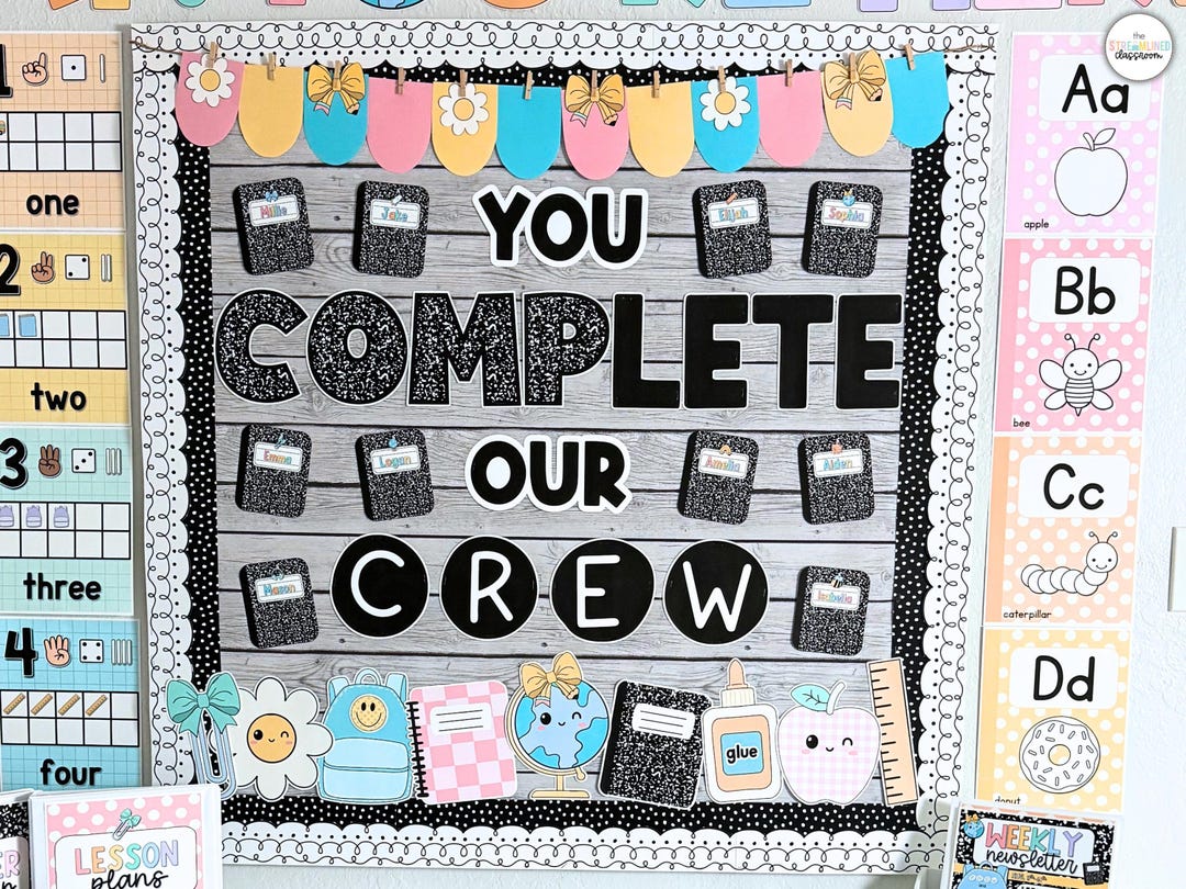 Welcome Back to School Bulletin Board or Classroom Door Decor Kit ...