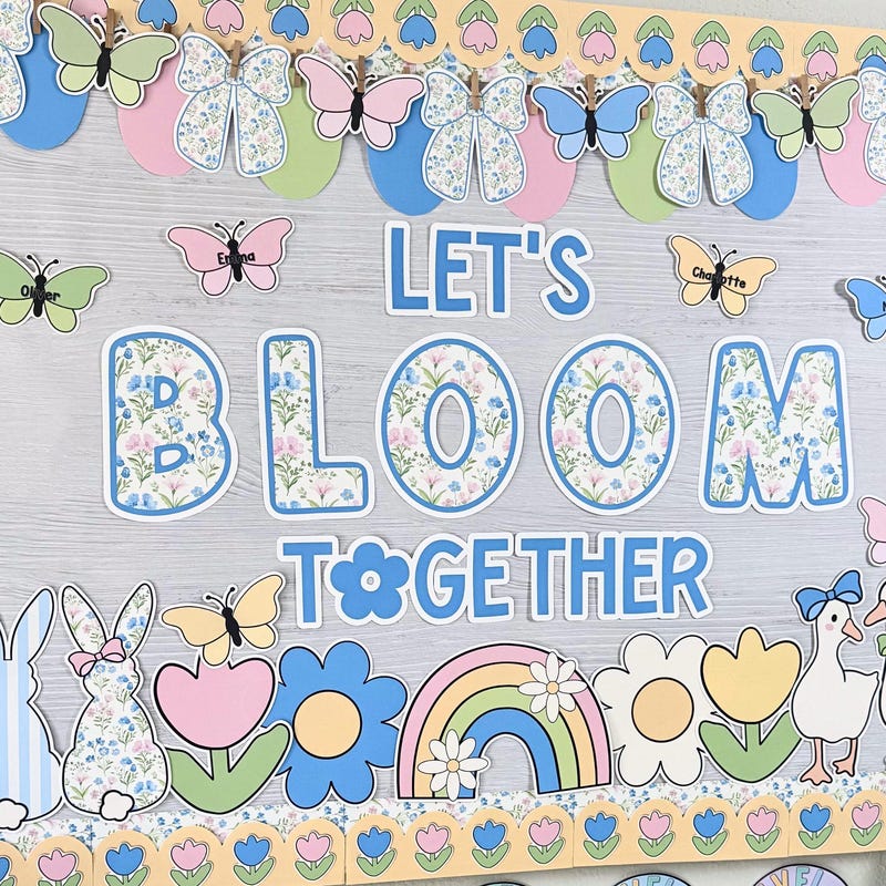 Flower Bulletin Board - Etsy