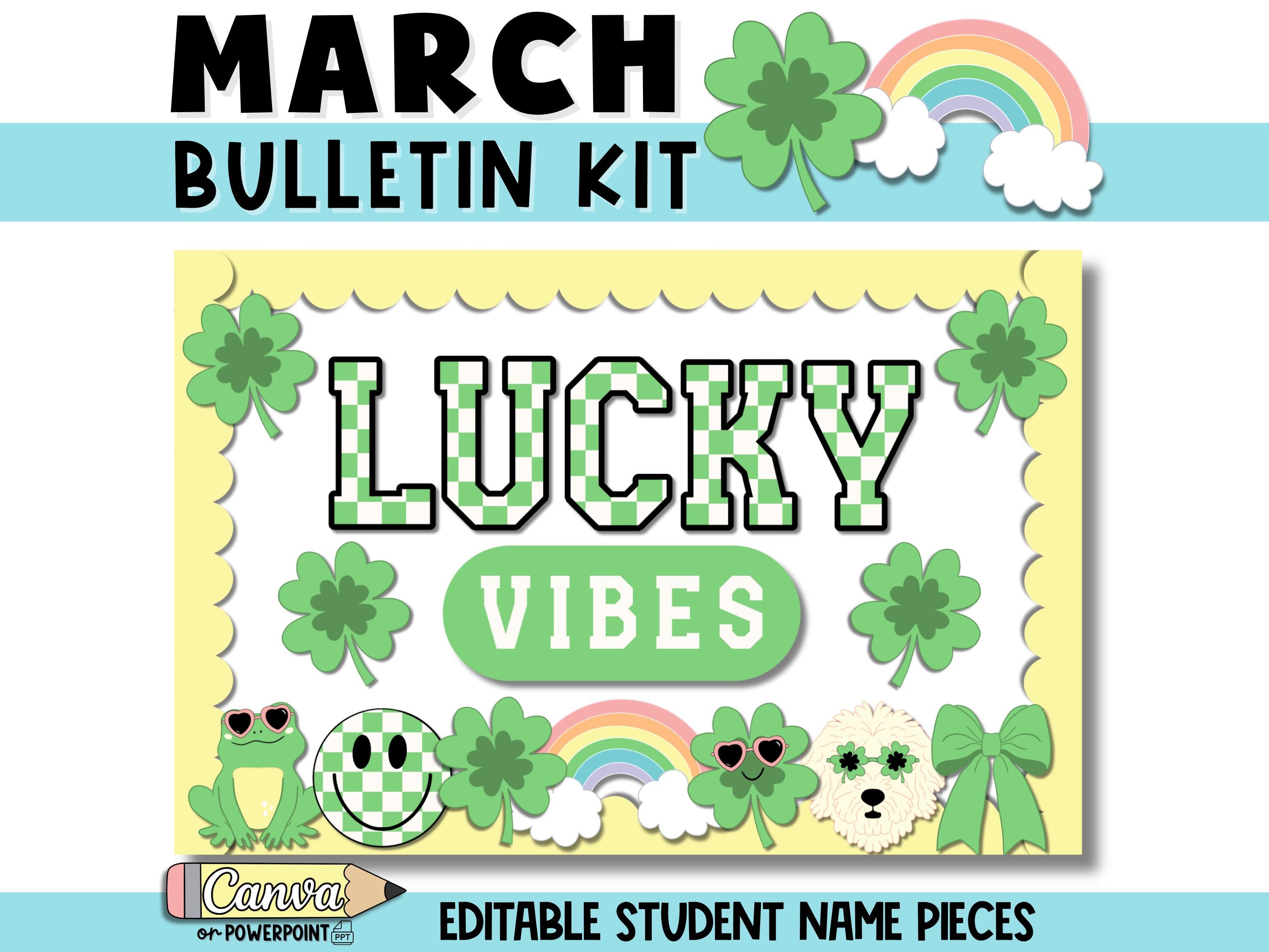 March Bulletin Board Idea - St. Patrick’s Day Classroom Door Decor ...