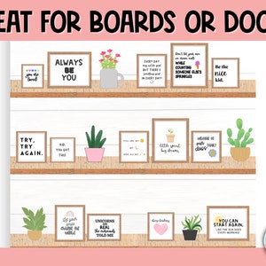 Motivational Quotes Bulletin Board Kit or Classroom Door Includes ...