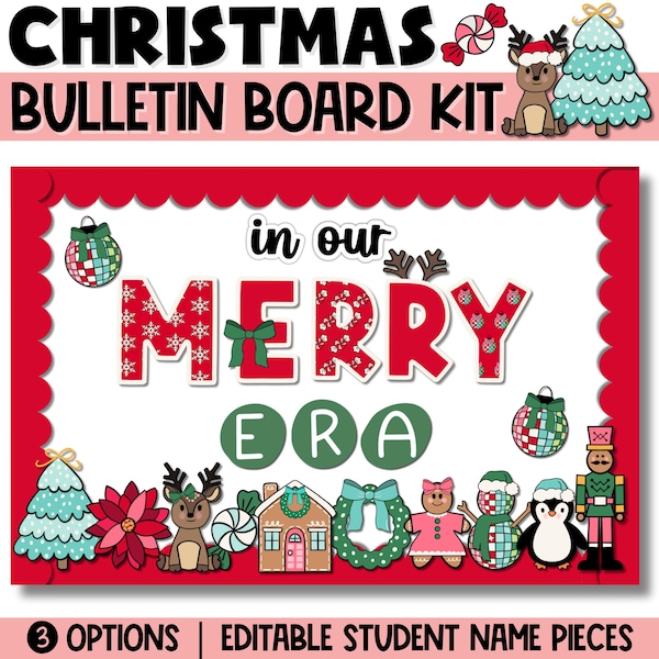 Christmas Classroom Bulletin Elf - Etsy