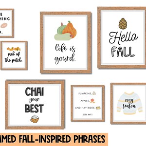 Fall Quotes and Phrases Bulletin Board Kit or Classroom Door Decoration ...