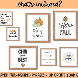Fall Quotes and Phrases Bulletin Board Kit or Classroom Door Decoration ...