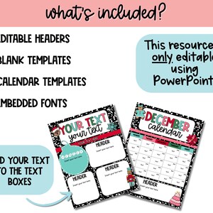 December Newsletter Template - Weekly or Monthly Editable Classroom ...