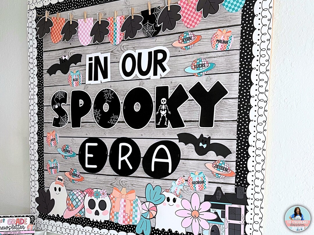 Halloween Bulletin Board Kit - October Classroom Decor Idea - in Our ...